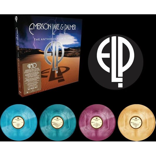 Emerson, Lake & Palmer – The Anthology (1970-1998) 4LP Box Set Coloured ...