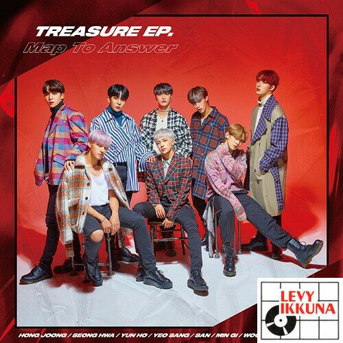 ATEEZ Treasure Ep Map To Answer CD K POP Levyikkuna English ATEEZ Treasure Ep Map To Answer CD K POP Levyikkuna English